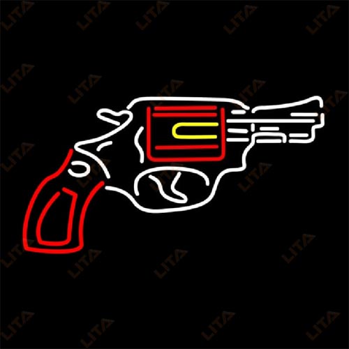 AK 47 Neon Sign - LITA SIGN