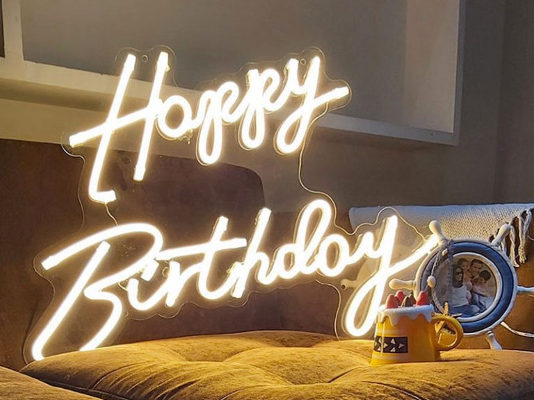 Happy Neon Sign - LITASIGN