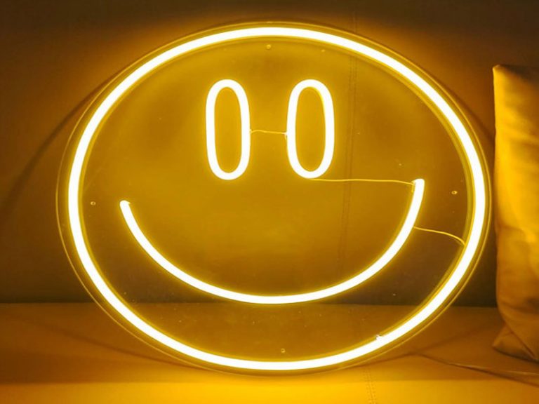 Happy Neon Sign - LITASIGN