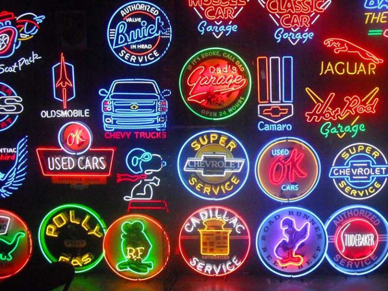Custom Neon Garage Signs - LITASIGN