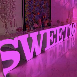 Marquee Letter Table - LITASIGN