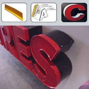 Trim Cap Letter - LITASIGN