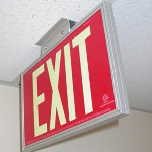 Expert Non-illuminated Exit Signs Manufacturer in China-LITASIGN