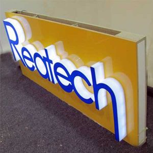 Edge Lit Acrylic Sign - LITASIGN