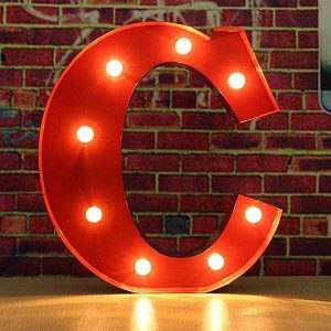 Red Marquee Letters - LITASIGN