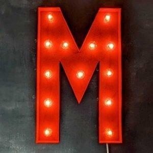 Red Marquee Letters - LITASIGN