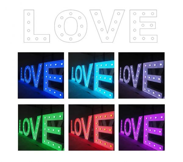 Cool 3 Foot Marquee Letters Direct From Factory - LITASIGN