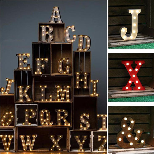 8 Inch Marquee Letters - LITASIGN