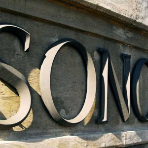 Cast Metal Letters - LITASIGN