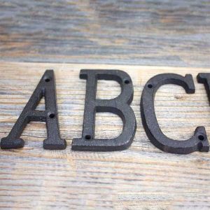 Cast Metal Letters - LITASIGN