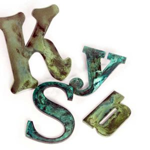 Bronze Letters - LITASIGN