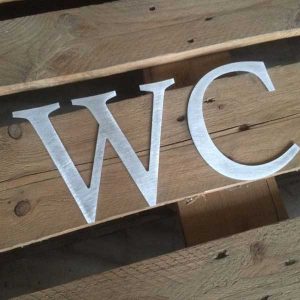 Metal Door Letters - LITASIGN