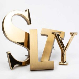 Bronze Letters - LITASIGN