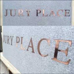 Metal Letters for Concrete - LITASIGN