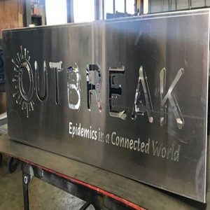 Stainless Steel Laser Cut Signs - LITASIGN