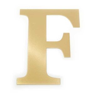 Gold Wall Letters - LITASIGN