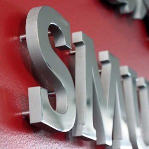 Silver Metal Letters - LITASIGN