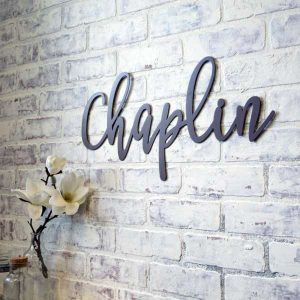 Metal Script Letters - LITASIGN
