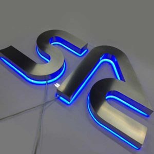 Stainless Steel Laser Cut Signs - LITASIGN