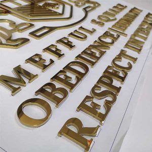 Custom Cut Metal Letters - LITASIGN