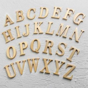 Gold Metal Letters Manufacturer - LITASIGN