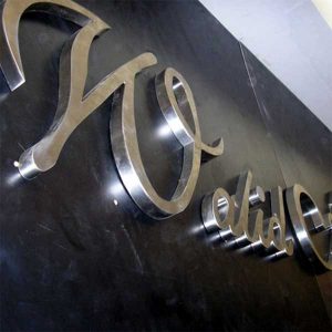 Cursive Metal Letters - LITASIGN