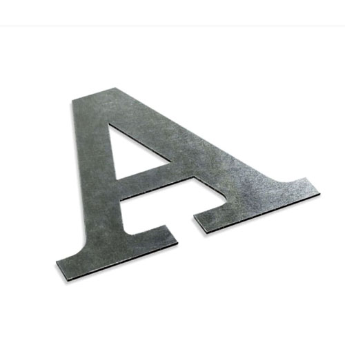 4 Inch Galvanized Letters - LITASIGN