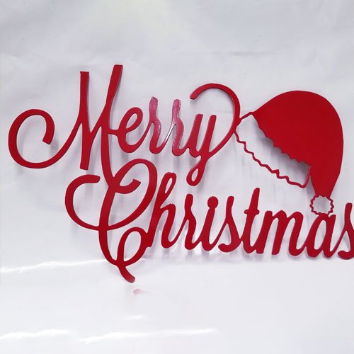 Merry Christmas Metal Letters - LITASIGN