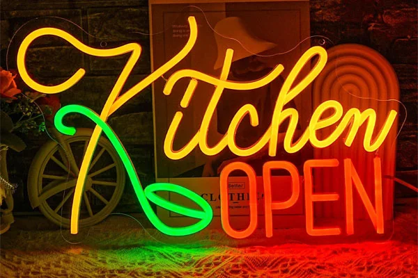 Next-Level Neon Sign Ideas For Kitchen Decor