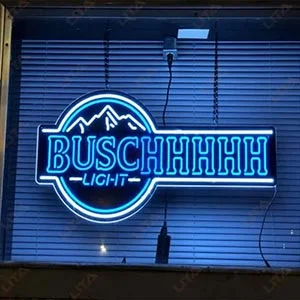 Busch Light Quack One Open Neon Sign