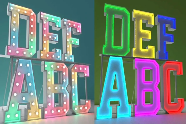 Alpha Lit Marquee Letters - LITASIGN