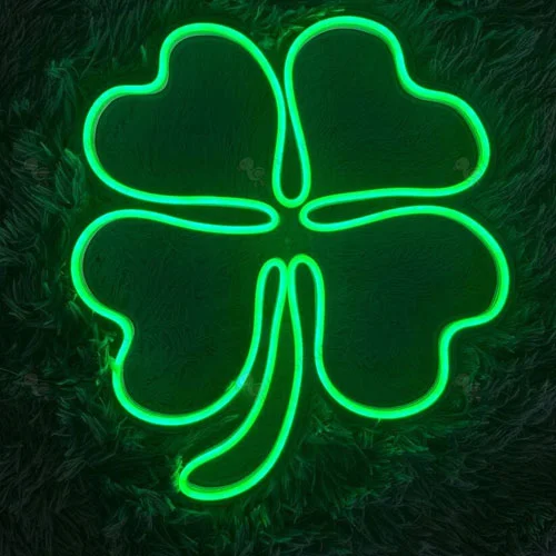 Four Leaf Clover Neon Sign - LITA SIGN