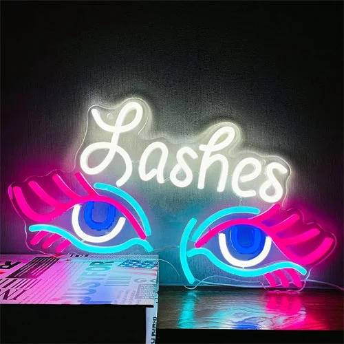 Lashes Neon Sign - LITA SIGN
