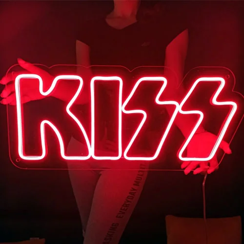 Kiss Neon Sign - LITA SIGN