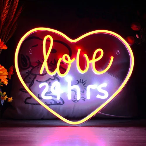 Love 24 Hours Neon Sign - LITA SIGN