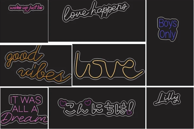 Custom Neon Room Signs - LITASIGN