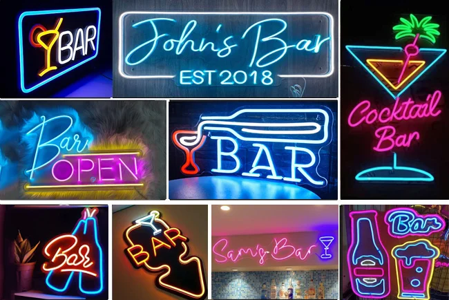 Insegne al neon personalizzate per bar - LITASIGN