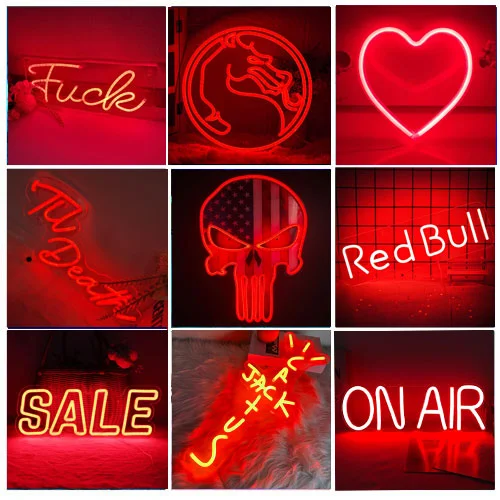 Cool Red Neon Sign - LITA SIGN