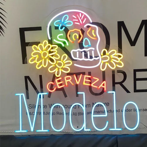 Modelo Skull Neon Sign - LITA SIGN