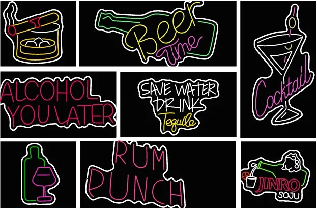 Alcohol Neon Sign