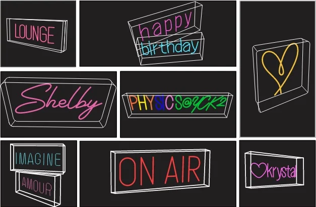 Custom Neon Box - LITASIGN