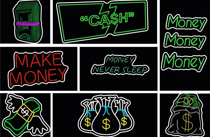 Money Neon Sign - LITASIGN