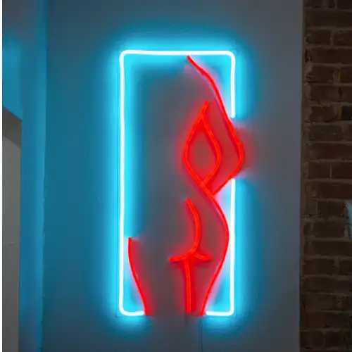 Female Silhouette Neon Sign - LITA SIGN