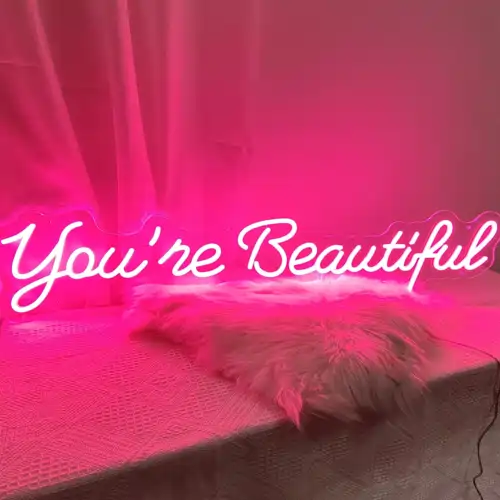 You Are Beautiful Neon Sign - LITA SIGN
