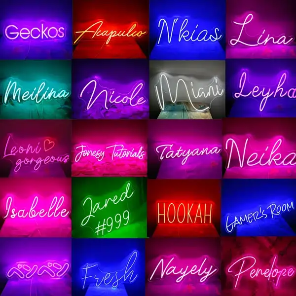 Custom LED Name Sign - LITASIGN