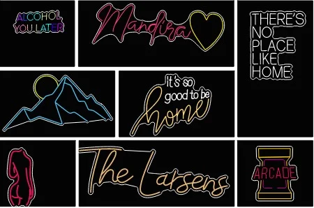 Custom Home Neon Sign - LITA SIGN