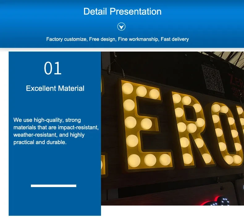 18 Marquee Letters - LITASIGN