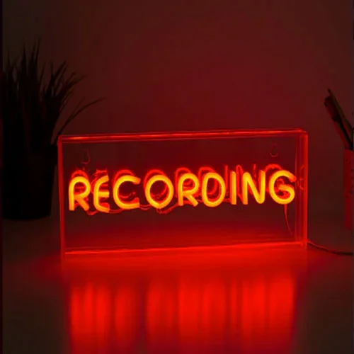 Recording Studio Light Up Sign - LITA SIGN