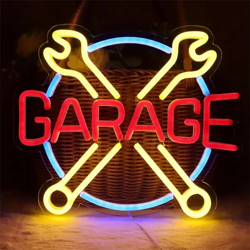 Custom Neon Garage Signs - LITASIGN