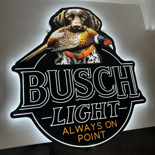 Busch Light Pheasant Dog Hunting LED Neon Sign | LITASIGN